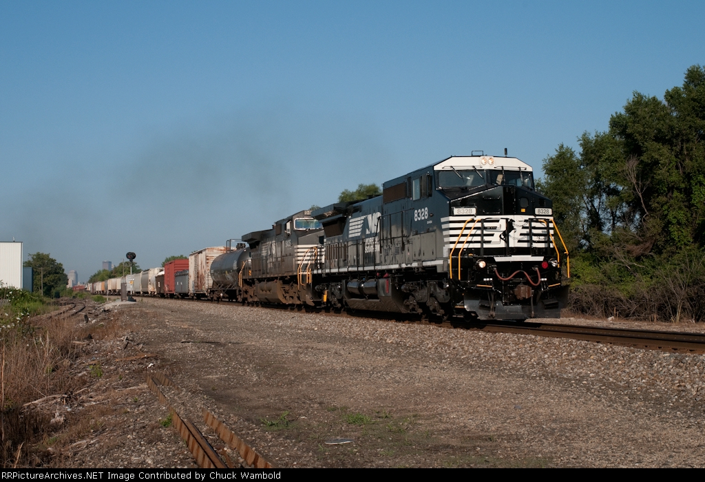 NS 8328 Eastbound at McFadden St. MP 205